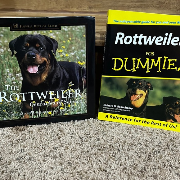 Dog | Host Pick 2 Rottweiler Books | Poshmark